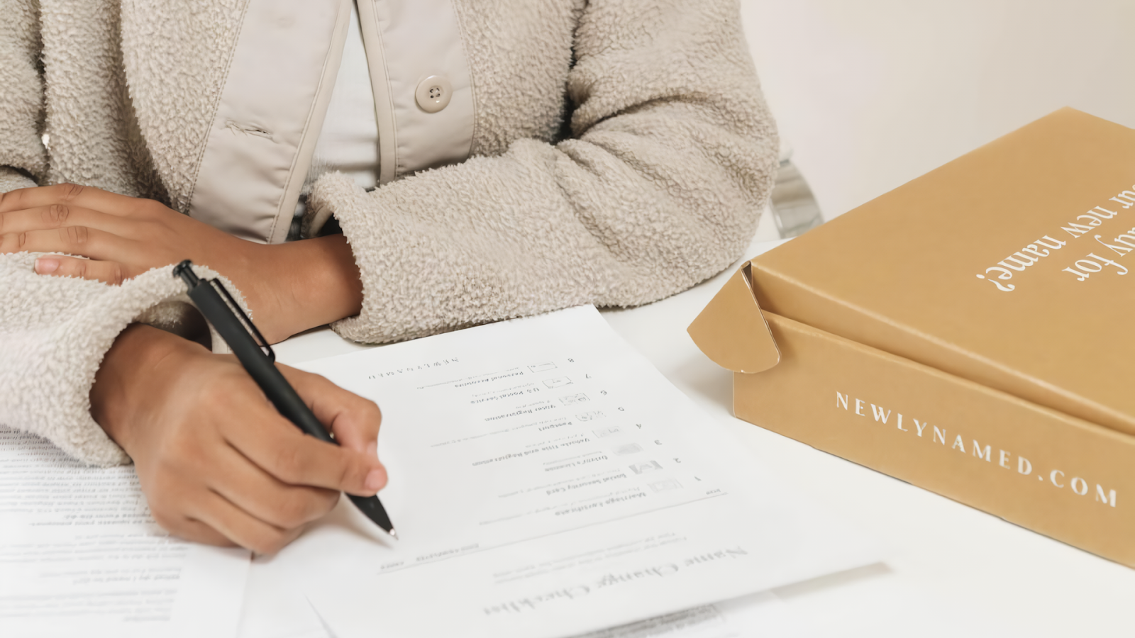 Name Change Paperwork - NewlyNamed