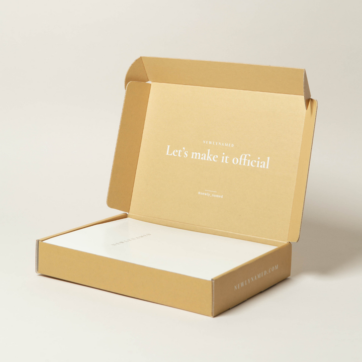 NewlyNamed Box | Personalized Name Change Kit